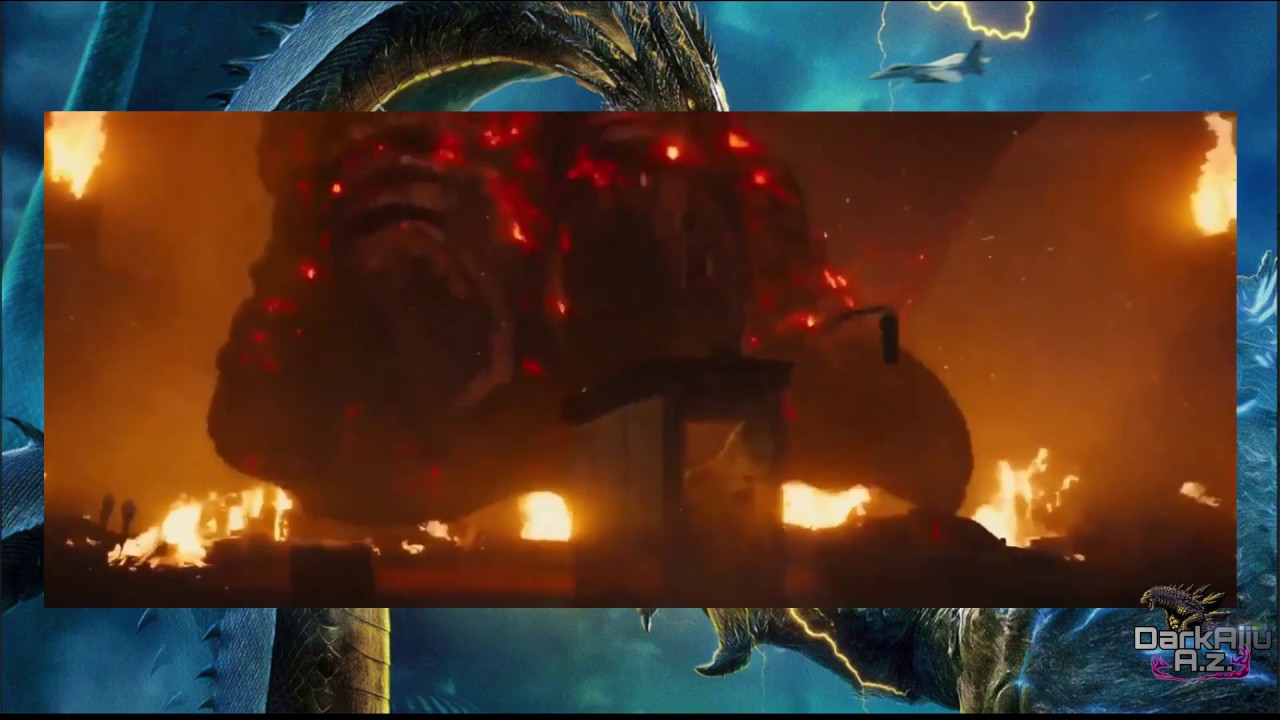 Godzilla fire vs King Ghidorah / escena / Godzilla King of the Monsters ...