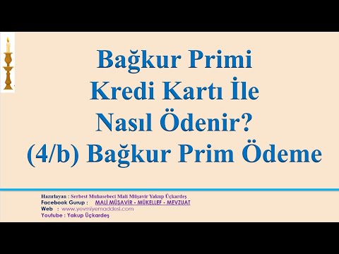 BAĞKUR PRİMİ KREDİ KARTI İLE NASIL ÖDENİR   11 08 2023   18 45