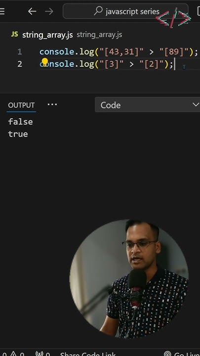 🔍 Array Comparison With Greater Than Symbol 📊 Coding Codewithkg Programming Youtube