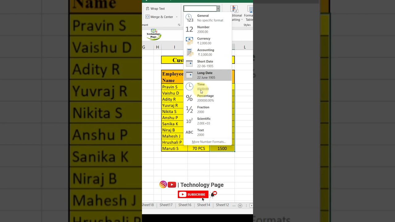 Custom Format Cell In Excel shorts ytshorts viralshorts trending Custom Format Cell In Excel shorts ytshorts viralshorts trending