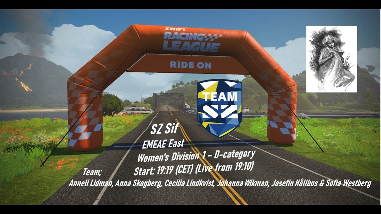 Zwift Racing League #2 (TTT) - SZ Sif (D) "team car" - YouTube