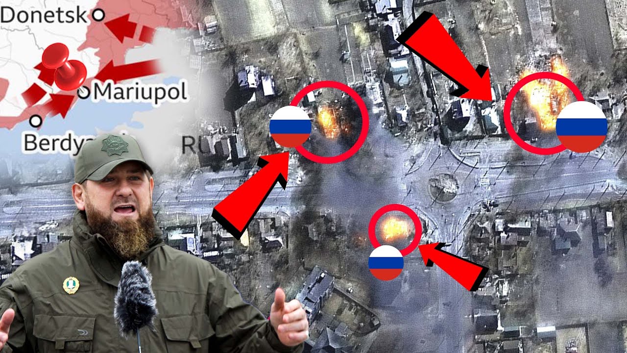 Momento dramático para Rusia: ¡la sede chechena fue volada por fuego de ...