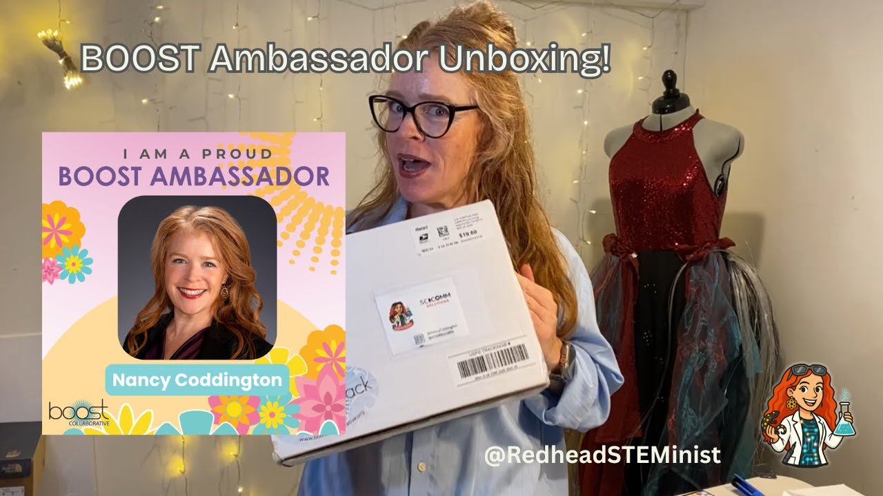 I’m Officially a BOOST Ambassador! | Redhead STEMinist Unboxing - YouTube