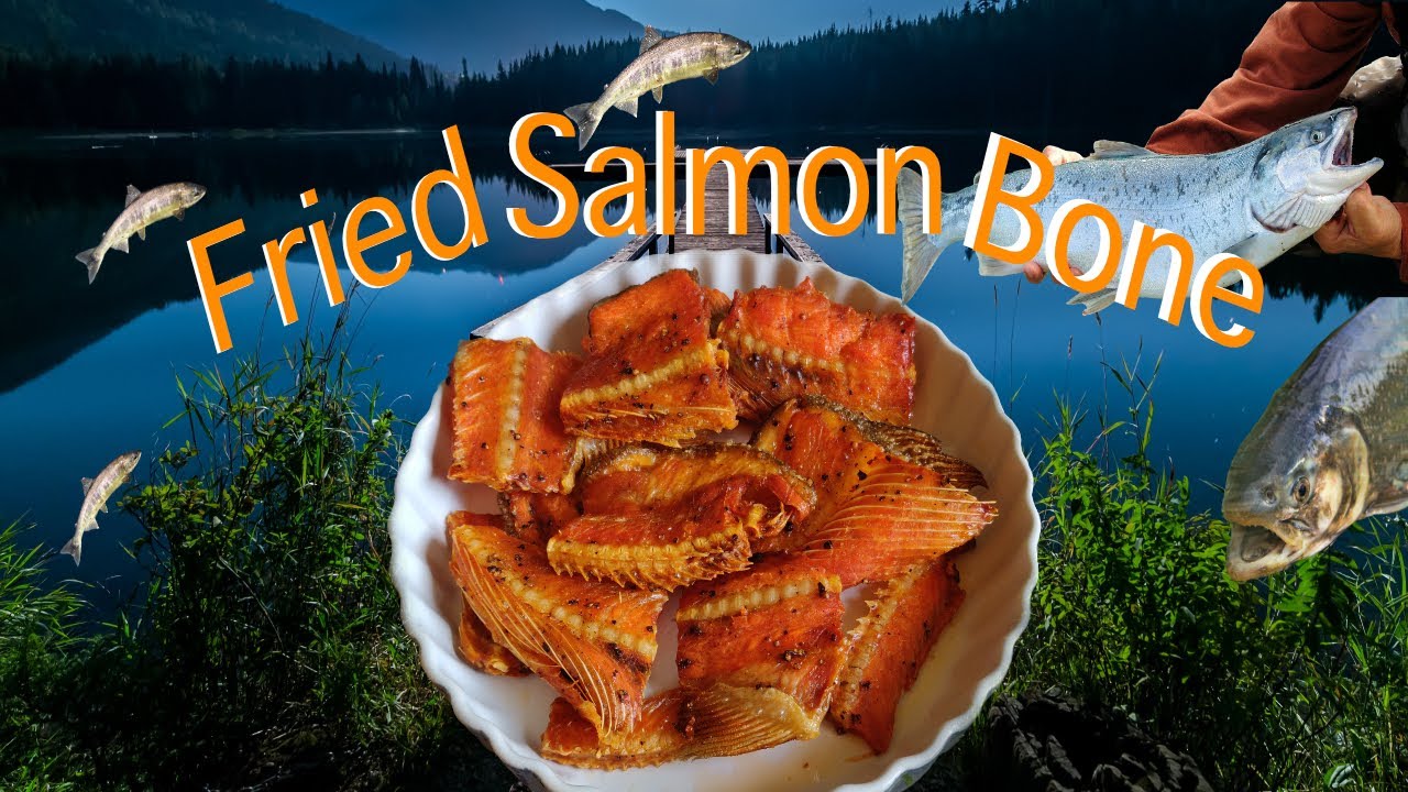EP 34. Fried Salmon Bone ก้างปลาแซลมอนแดดเดียวทอด🐟 - YouTube