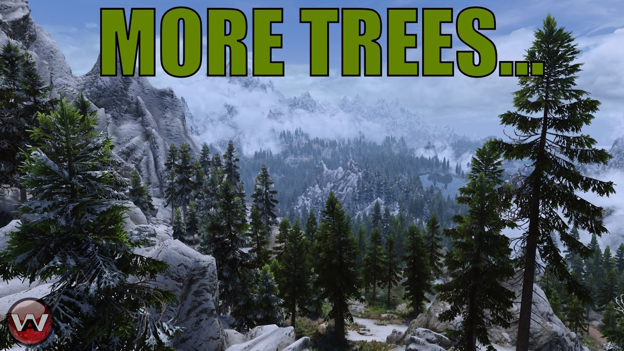 My Favorite Tree Setup So Far... SKYRIM MODDING 2021 - YouTube