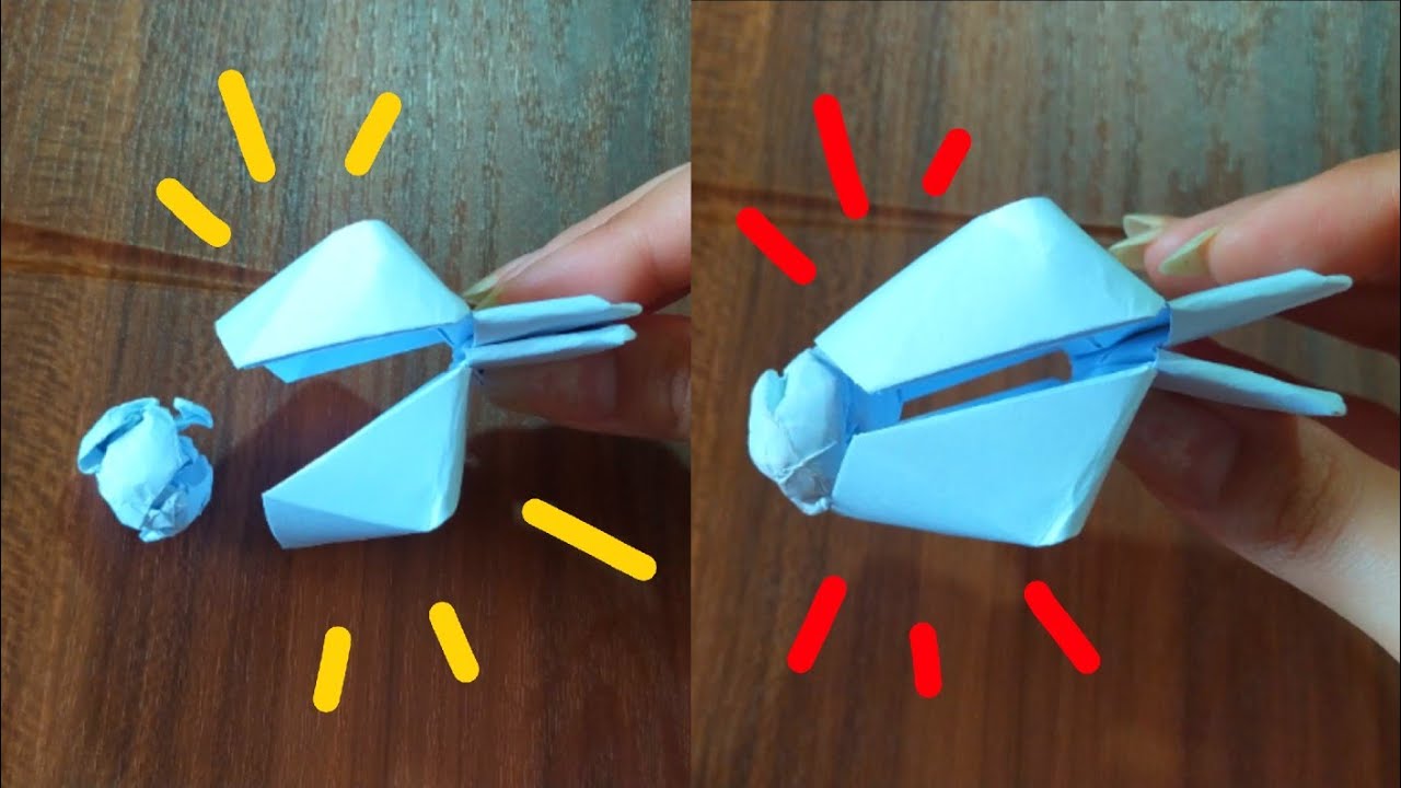How to Make a Paper Biting Clip in Just a Few Easy Steps - Origami Toy ...