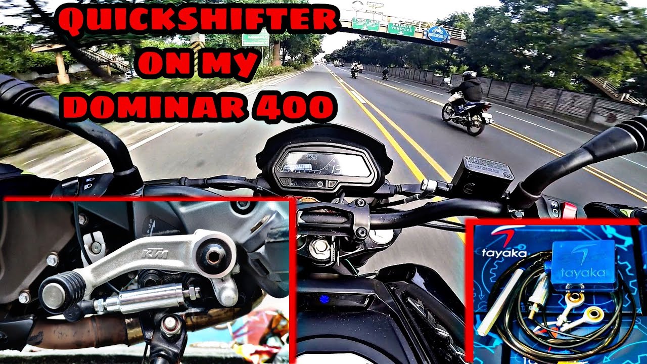 I Installed a Quickshifter on my Dominar 400 - YouTube