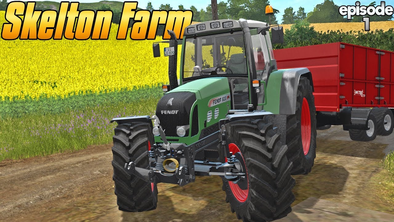 Skelton Farm - Farming Simulator 17 - Ep.1 (with Wheel Cam) - YouTube