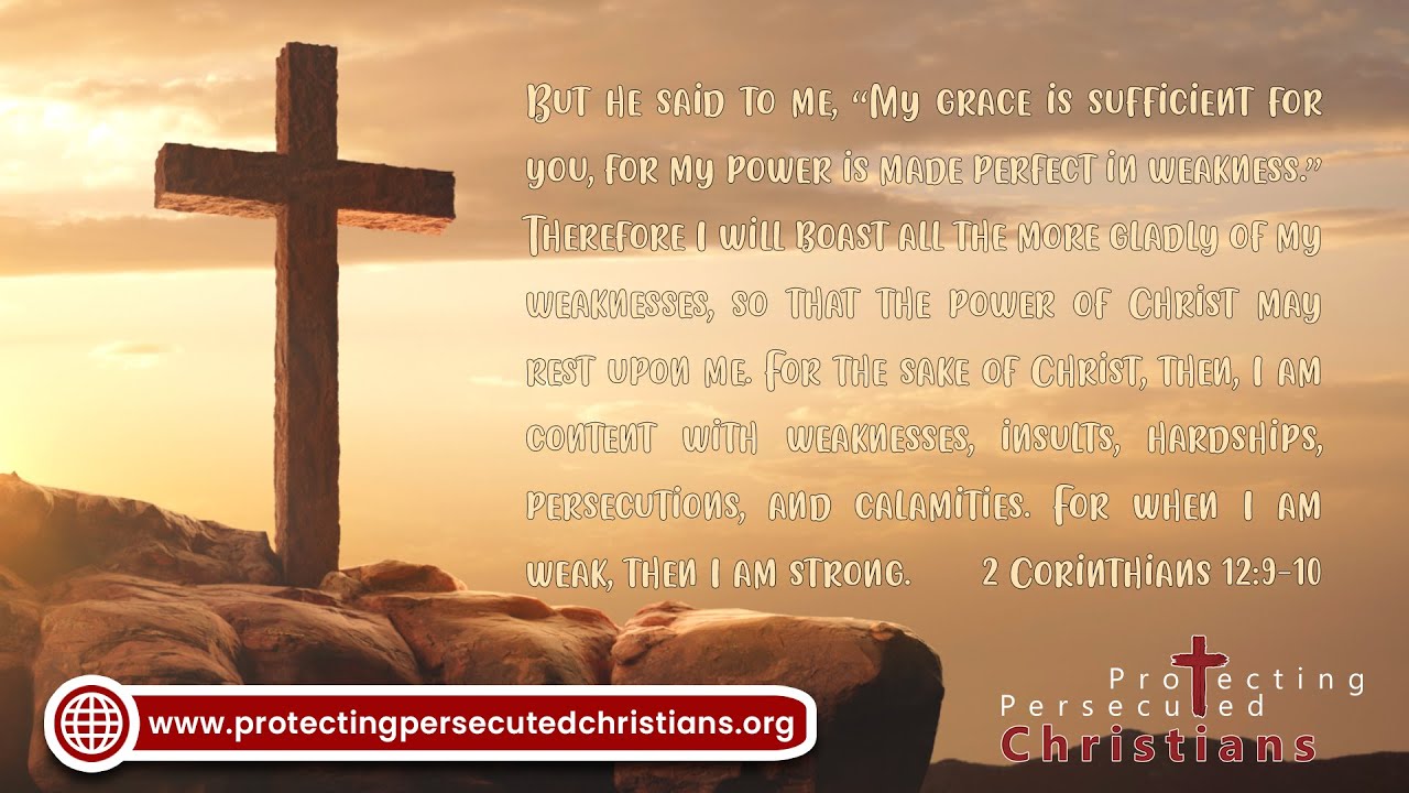 2 Corinthians 12:9-10 | When I am weak then I am strong | Verses ...