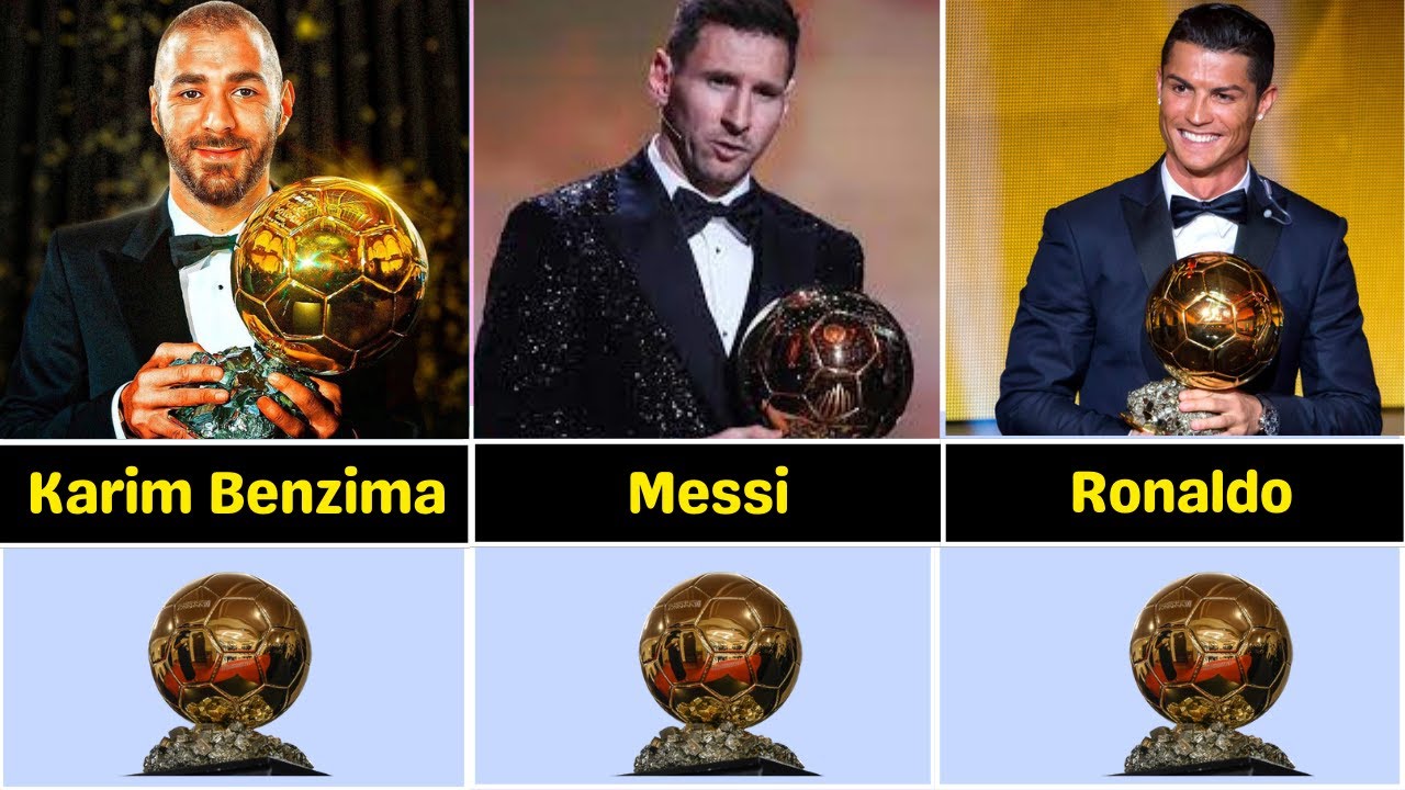 All Ballon d'Or Winners 1990 - 2022 | Ronaldo, Messi, Karim Benzema ...