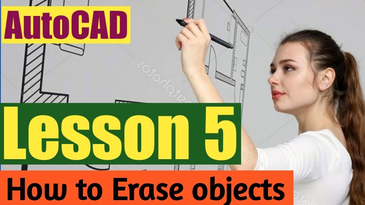 How To Erase Objects In Autocad In Hindi Youtube