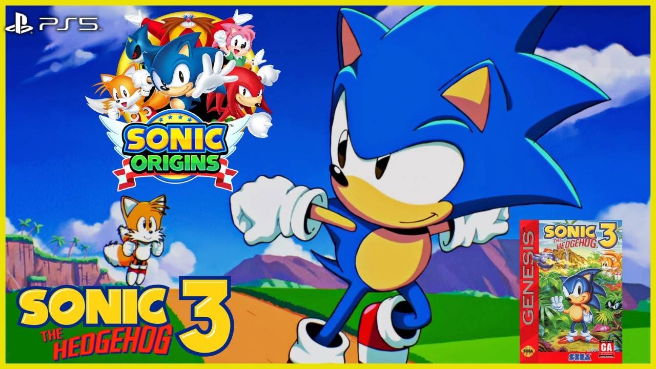 Sonic Origins PS5 Sonic the Hedgehog 3 Full Gameplay Part 1 - YouTube