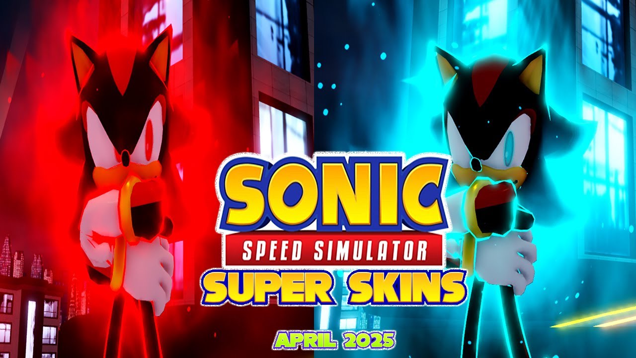 Sonic Speed Simulator - All SUPER skins in depth looks April 2025 - YouTube