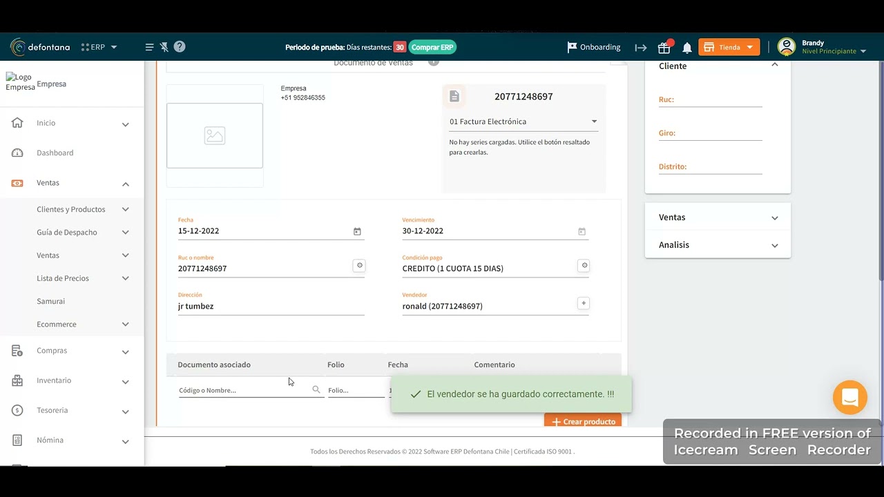 ERP DEFONTANA - YouTube