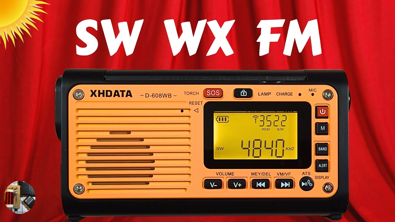 XHDATA D-608WB AM FM WX BT MP3 Shortwave Radio Daytime SW WX FM Chicago ...