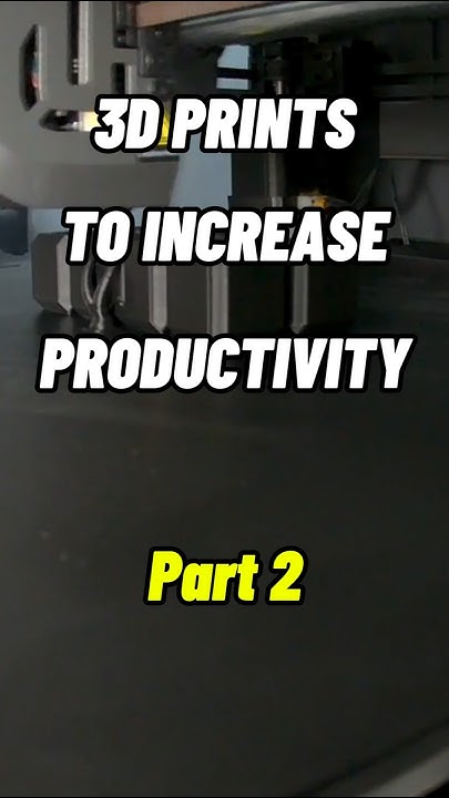 #3dprint to increase your #productivity -part 2: The Infinity cube! - YouTube