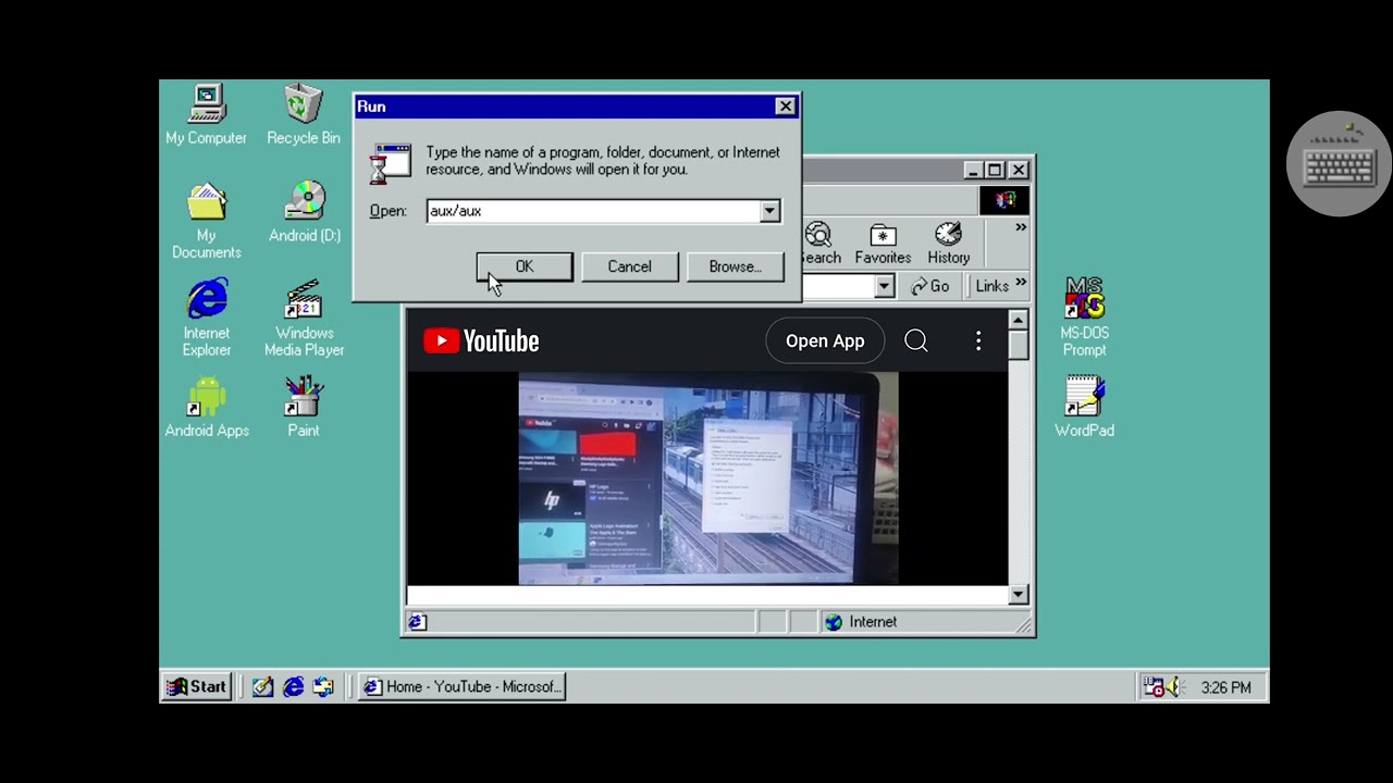 Windows 98 BSOD 4670 - YouTube