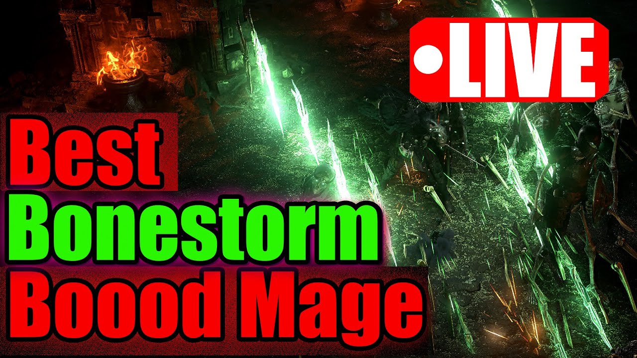 Best Bonestorm Blood Mage on a Budget - Live - YouTube