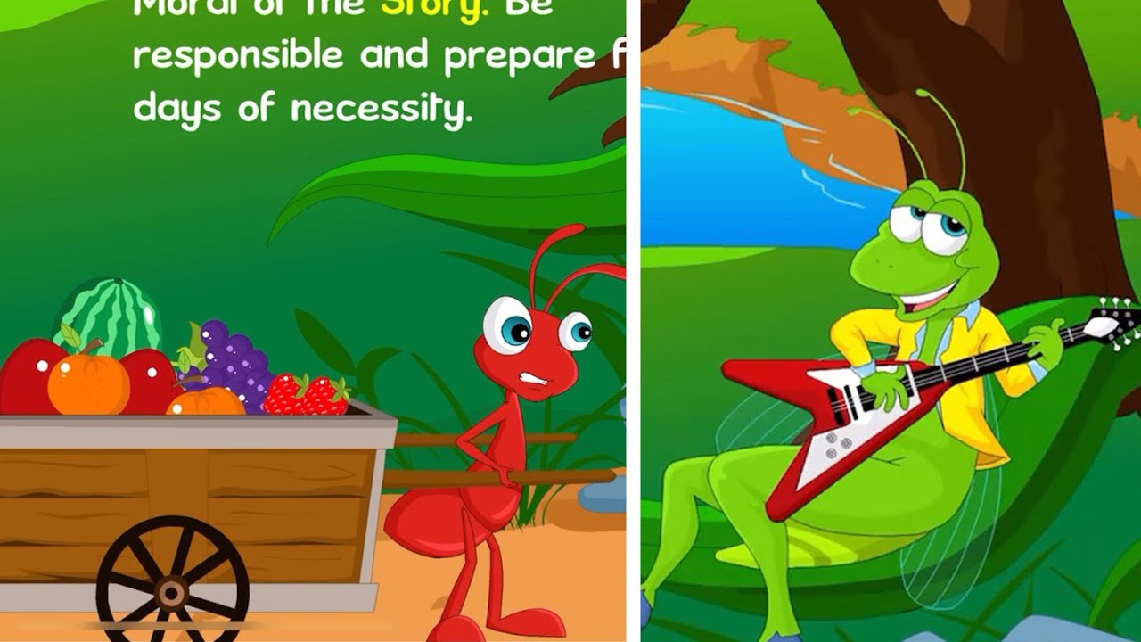 The Story of the Ants at work | Learning insects for kids Animated ...