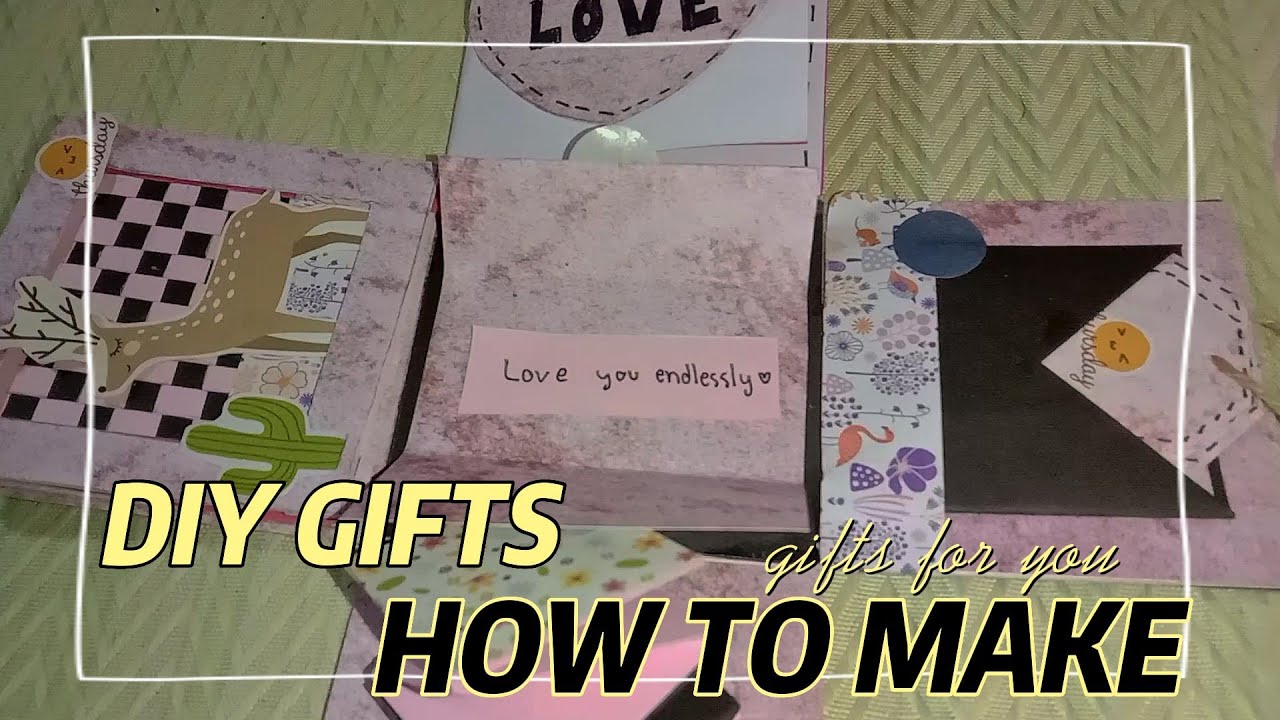 DIY GIFTS BOX IDEA - AESTHETICS - YouTube