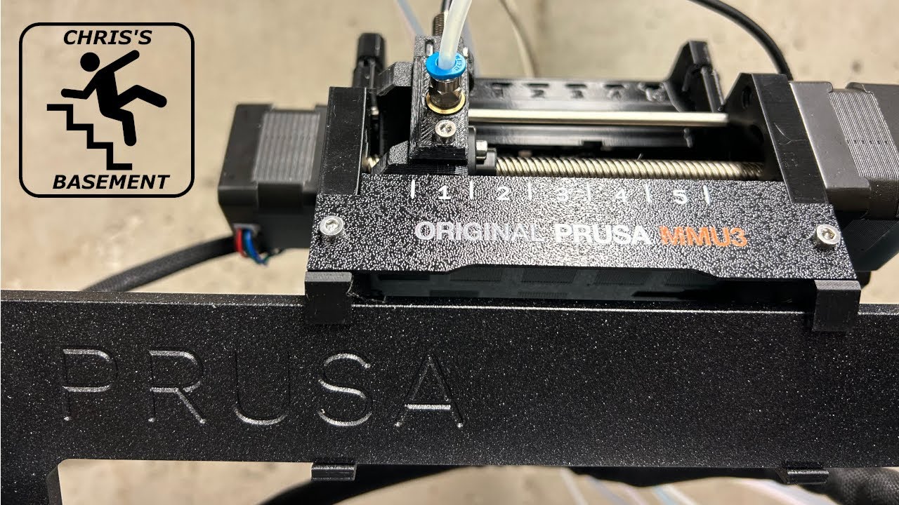 Prusa MMU3 Part 2 - Installation - Chris's Basement - 2024 - YouTube