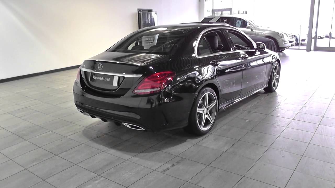 Mercedes-Benz C CLASS C300h AMG Line 4dr Auto U44301 - YouTube