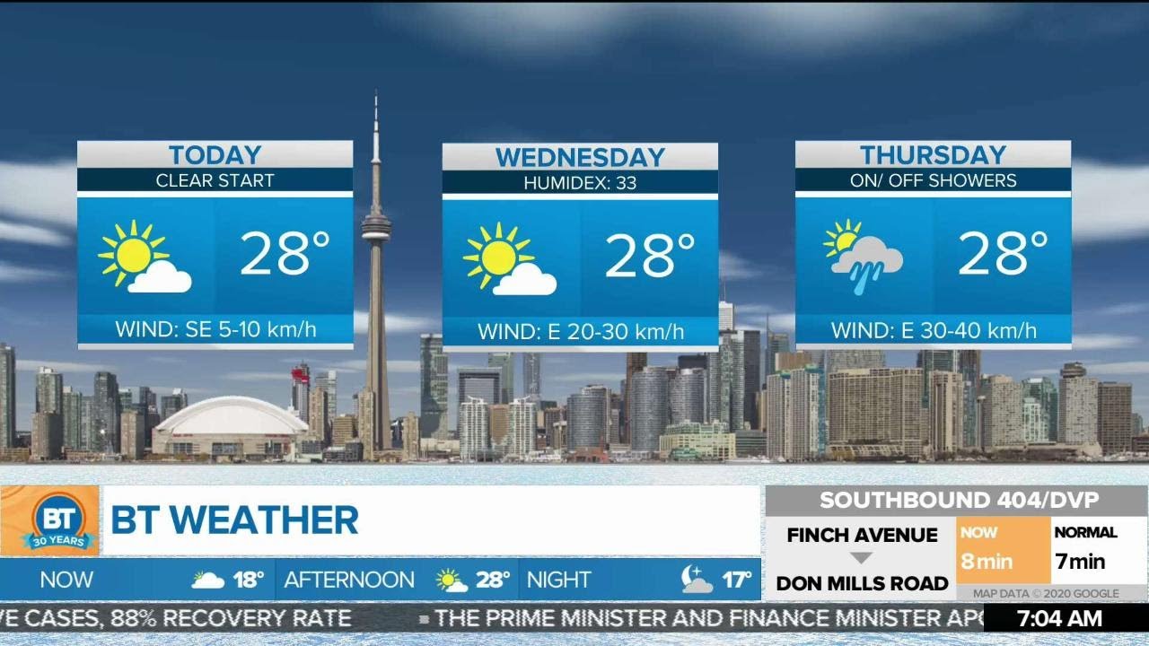 Mainly sunny with seasonal temperatures - YouTube