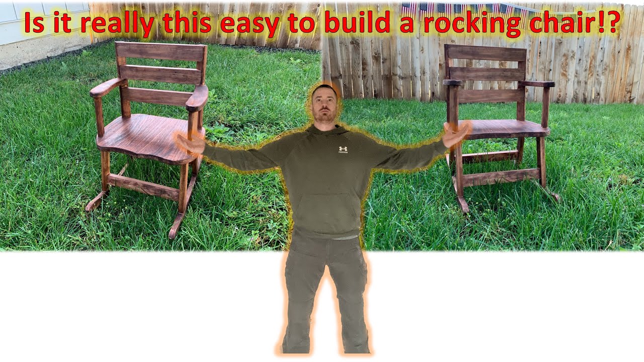 Simple Kids Rocking Chair For a DIY project - YouTube
