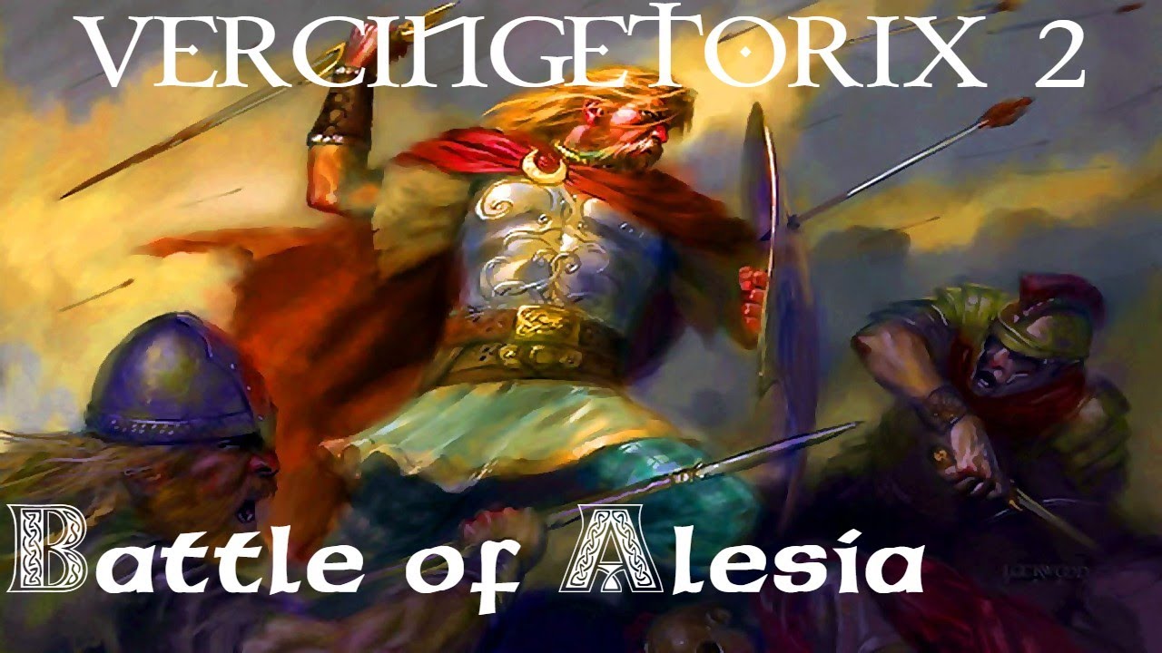 GAULS vs ROMANS BATTLE ⚔️ CAESAR vs VERCINGETORIX BATTLE of ALESIA 🎶 ...