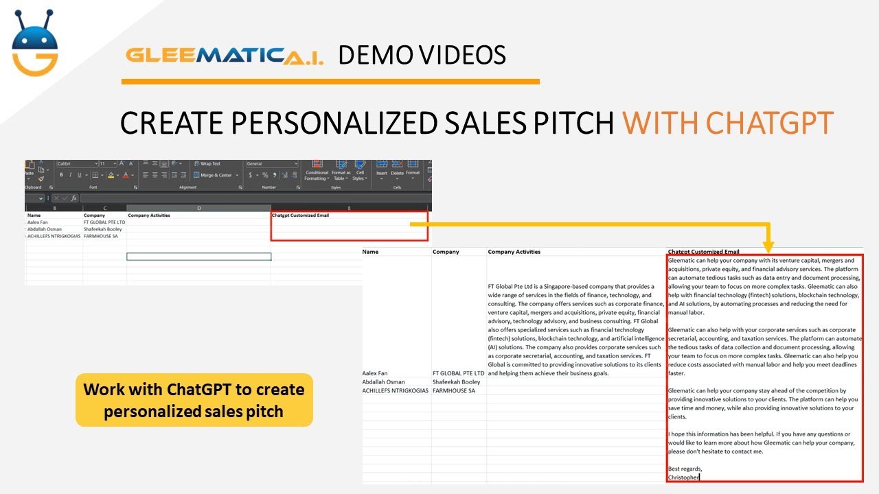 Automation for Sales: Create Personalized Sales Pitch with ChatGPT ...