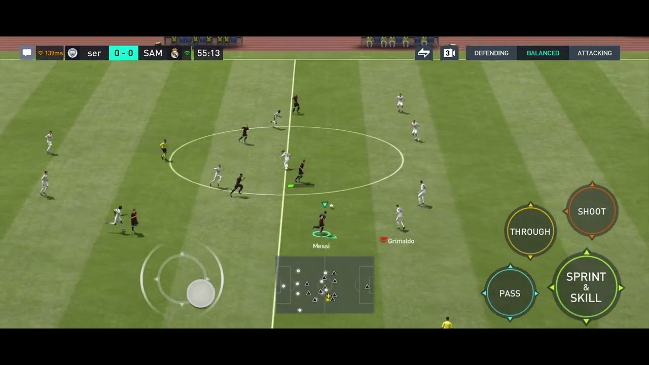Strong team play in defense. Fifa Mobile - YouTube