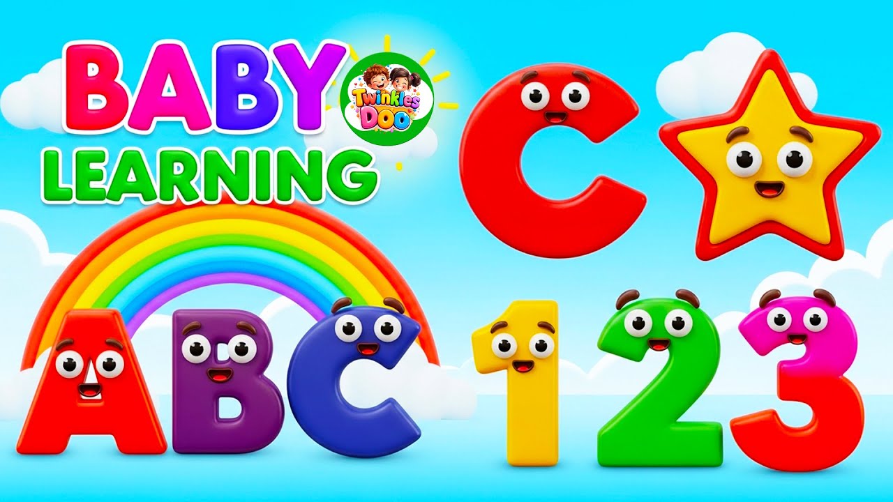 🌟 Learn ABC 123 Colors Shapes and More 🌈 | Baby Learning Videos For 2 ...