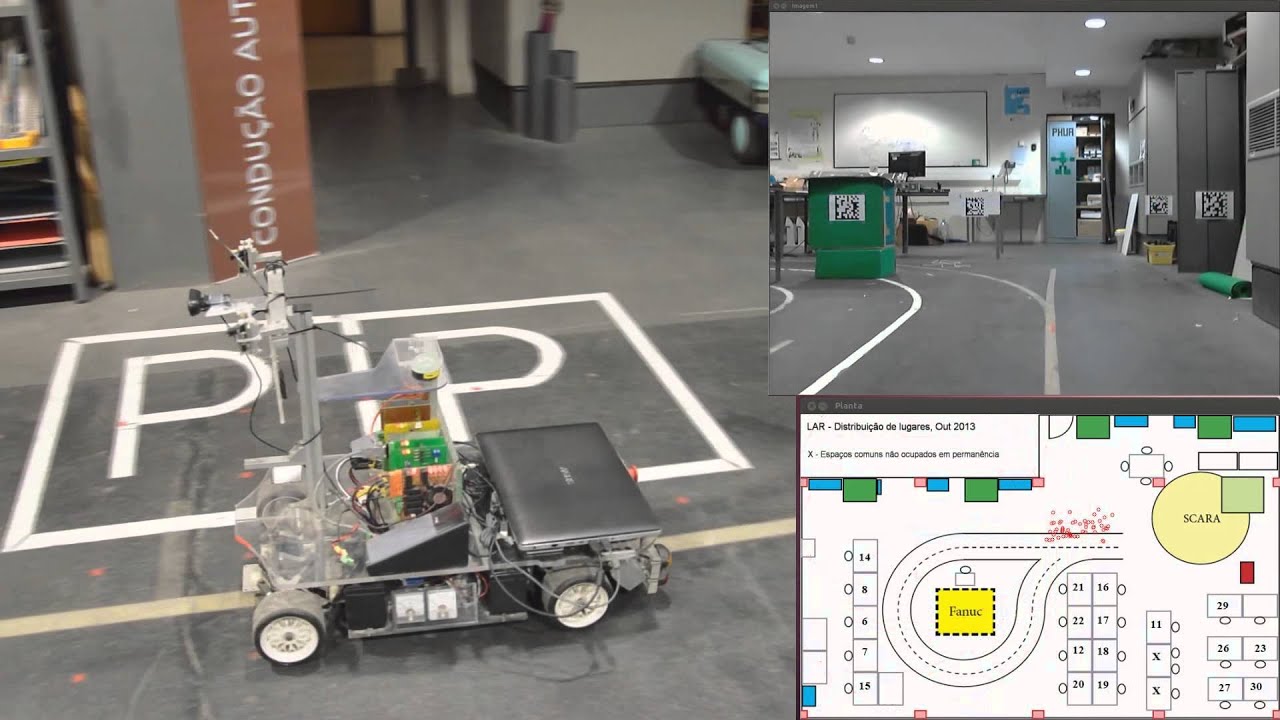 Visual localization for AGVs based on markers - YouTube