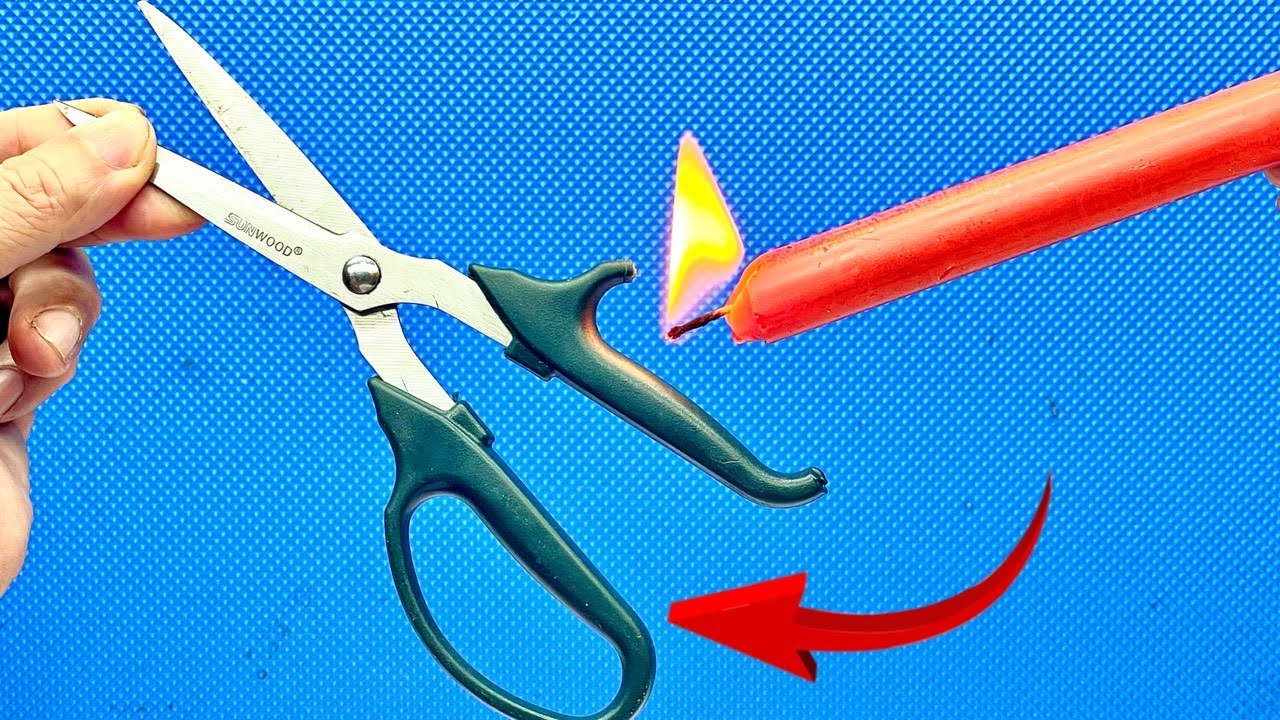 Repair Broken Plastic Scissors Into Like New | Best Way to Repair ...