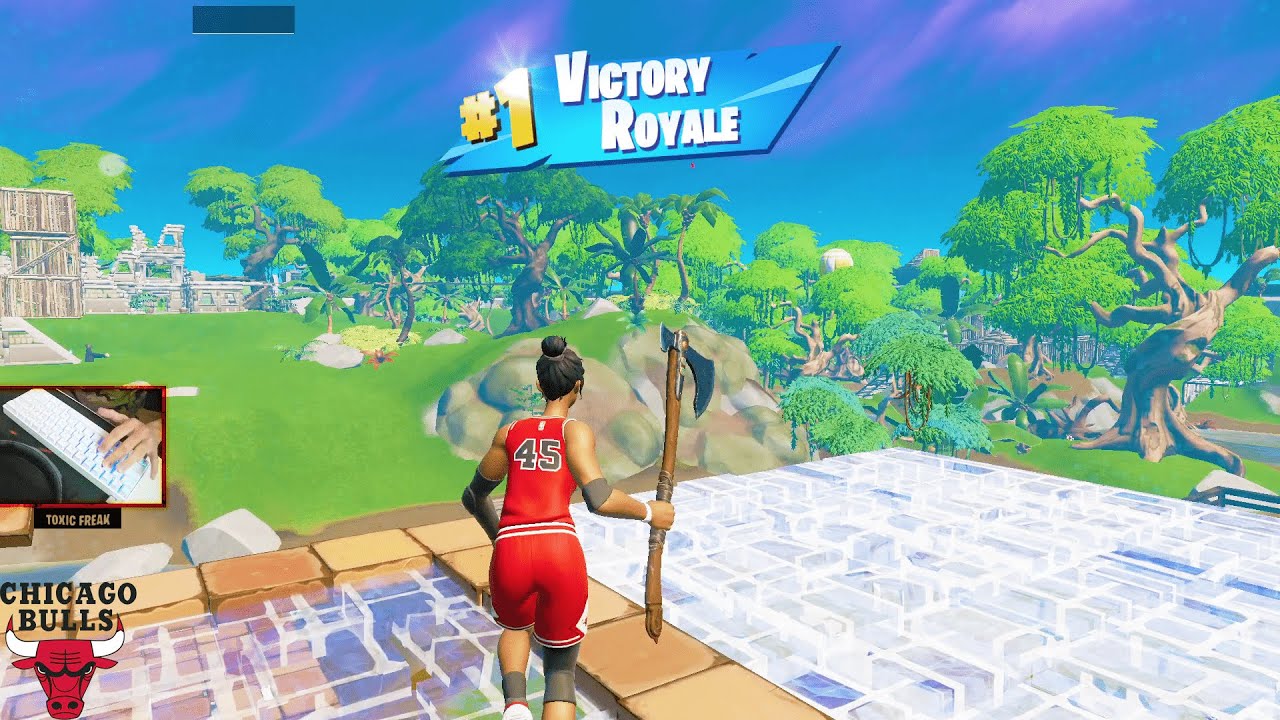 CHICAGO BULLS "SPLASH SPECIALIST" NBA SKIN GAMEPLAY / 12 Kills Solo Win ...