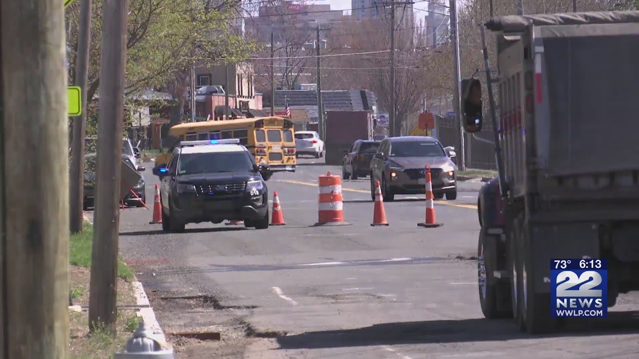 Morgan-Sullivan Bridge impacts traffic in West Springfield - YouTube