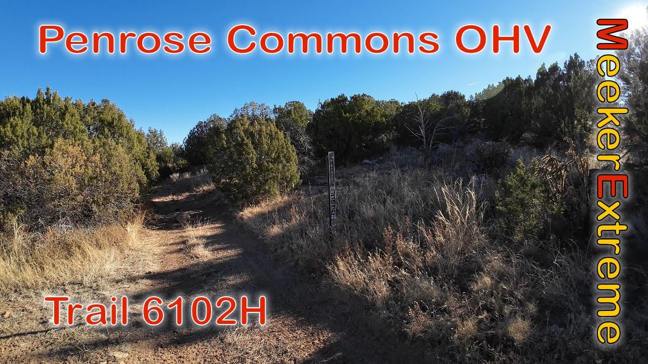 Penrose Commons OHV Area - Trail 6102H - YouTube