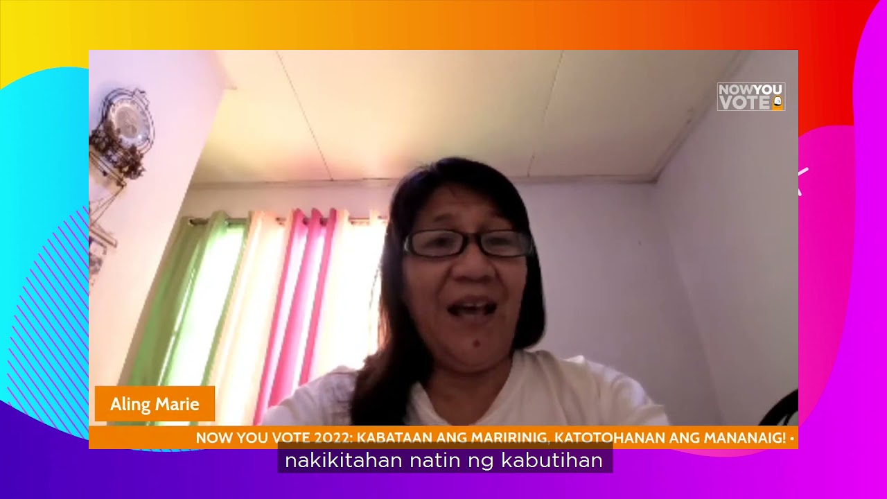 Aling Marie answers why we should vote - YouTube