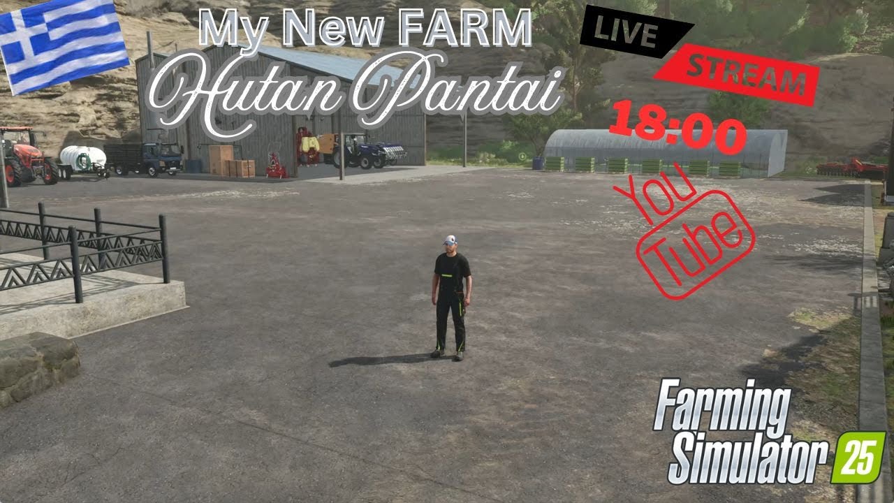 FARMING SIMULATOR 25/Η ΦΑΡΜΑ ΜΟΥ ΣΤΟ HUTAN PANTAI MAP-GAMEPLAY ...