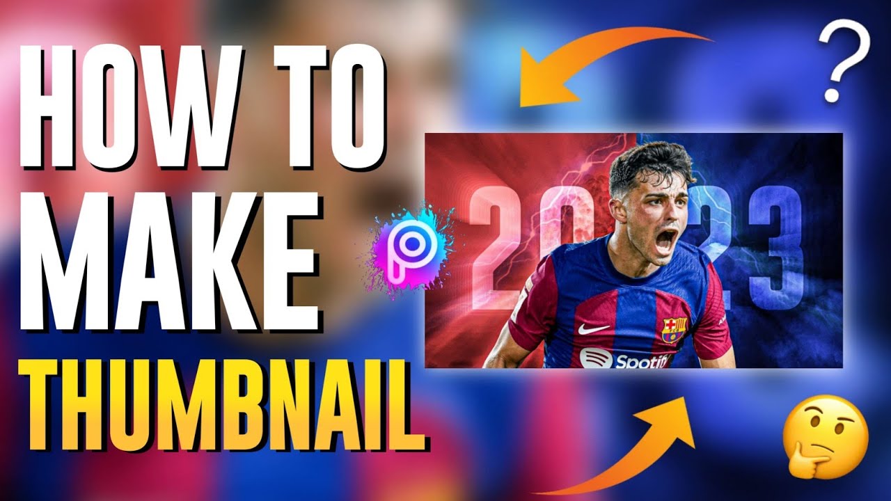 🔥How To Make Football Players Thumbnail In Mobile | How To Make ...