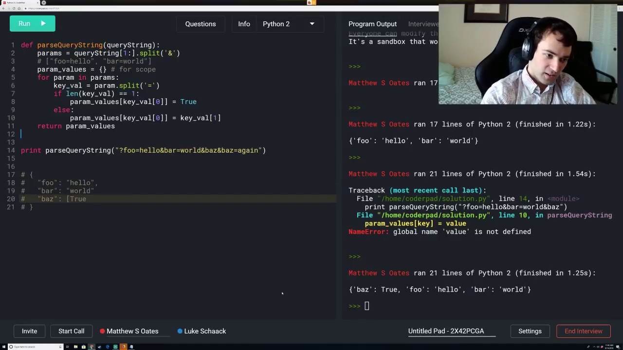Helping Luke land a Software Engineering gig in Silicon Valley - part 1 ...