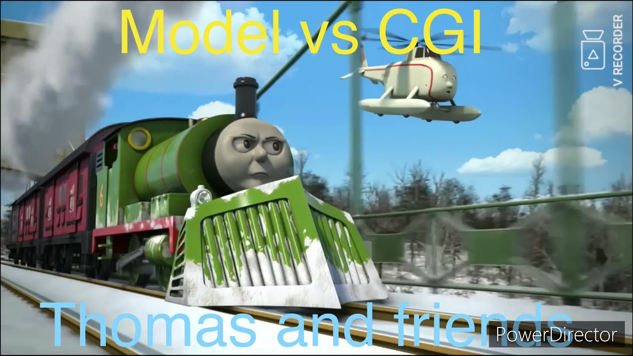 Thomas and friends : model vs CGI - YouTube