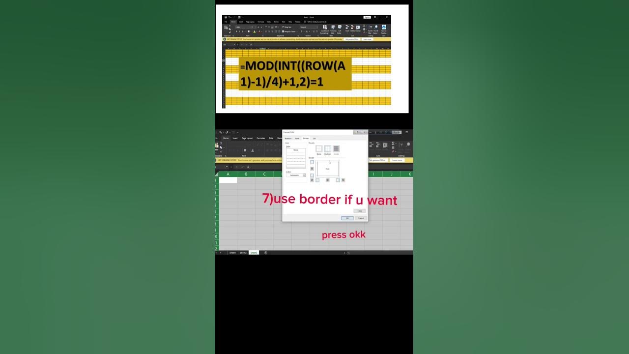 Highlight Group Of Rows By Conditional Formatting Excelbasics Excelsolutions Youtube 
