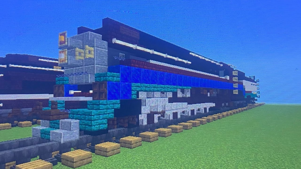 My Minecraft Southern Pacific 4449 American Freedom Train build - YouTube