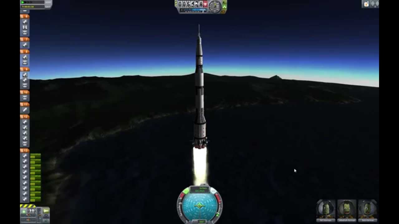 KerbalOdyssey - Direct Ascent on the Moon - YouTube