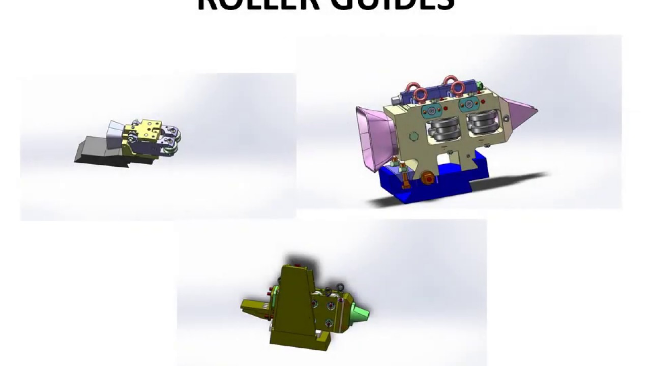 ROLLING MILL ROLLER GUIDES - Makaralı Yolluk örnekleri - YouTube