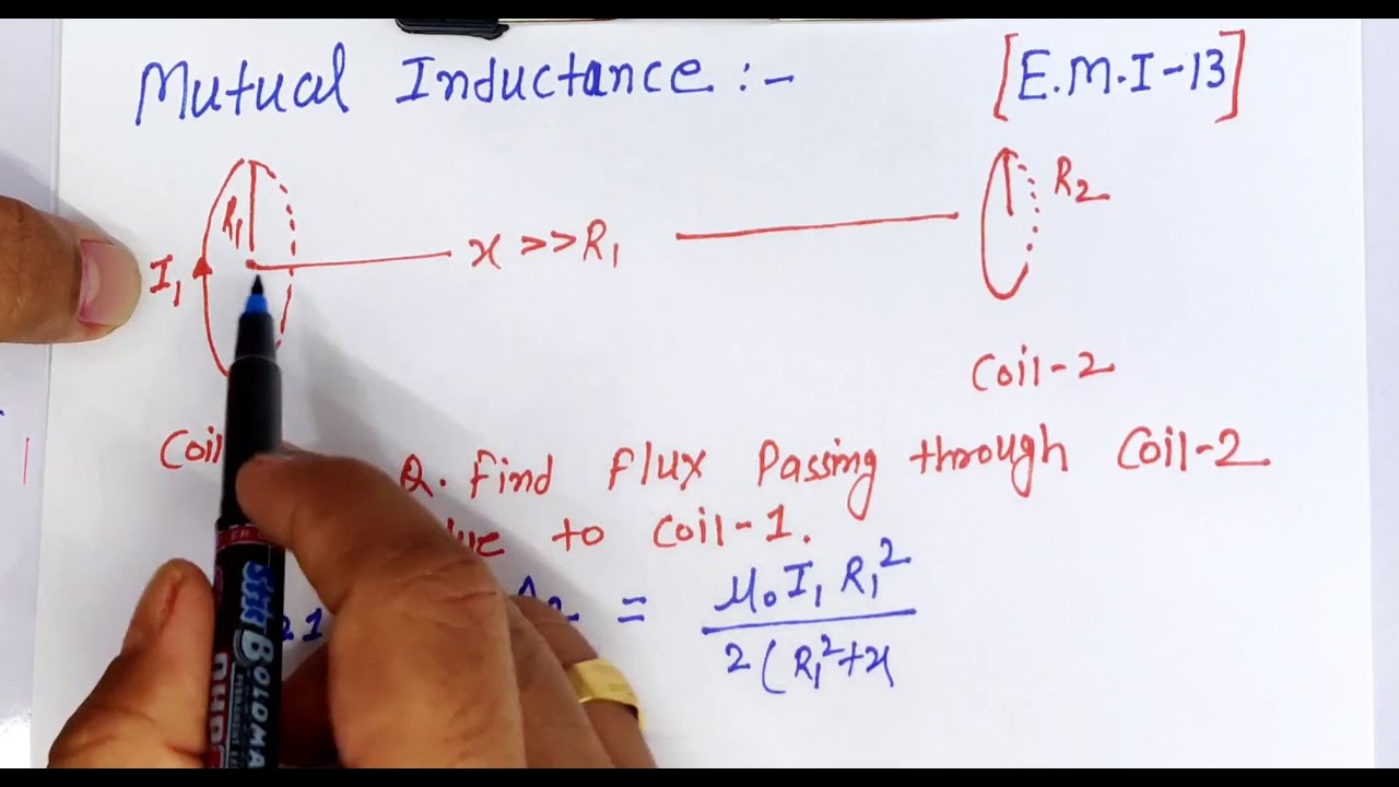 ELECTROMAGNETIC INDUCTION | MUTUAL INDUCTION | RELATION BETWEEN SELF ...