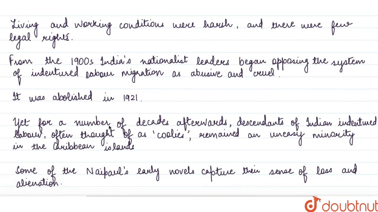INDENTURED LABOUR MIGRATION FROM INDIA AND INDIAN ENTREPRENEURS ABROAD ...