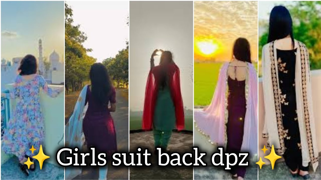girls suit back dp poses ️ #postideas #poses #viralvedeo #ideass - YouTube