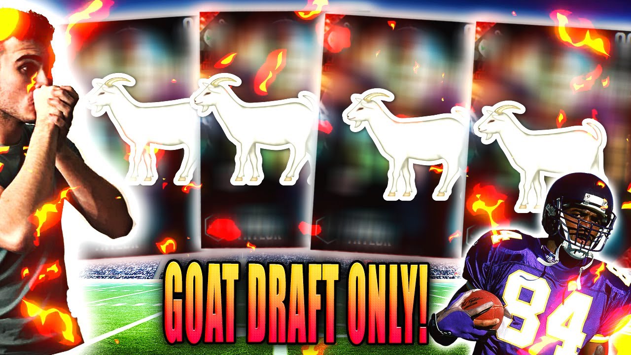 FUNNY MADDEN DRAFT! GOAT DRAFT ONLY! | MADDEN 17 DRAFT CHAMPIONS - YouTube